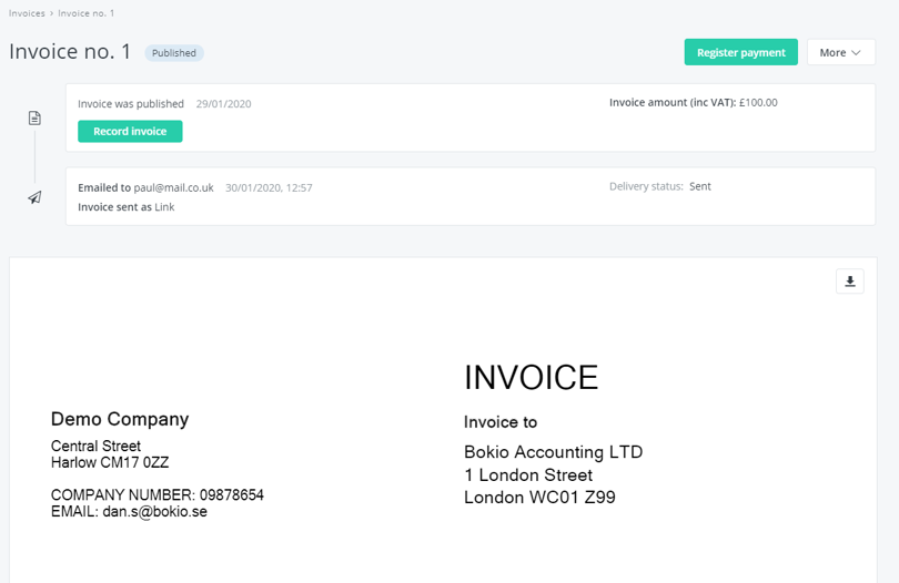 How do I create an invoice? | Bokio
